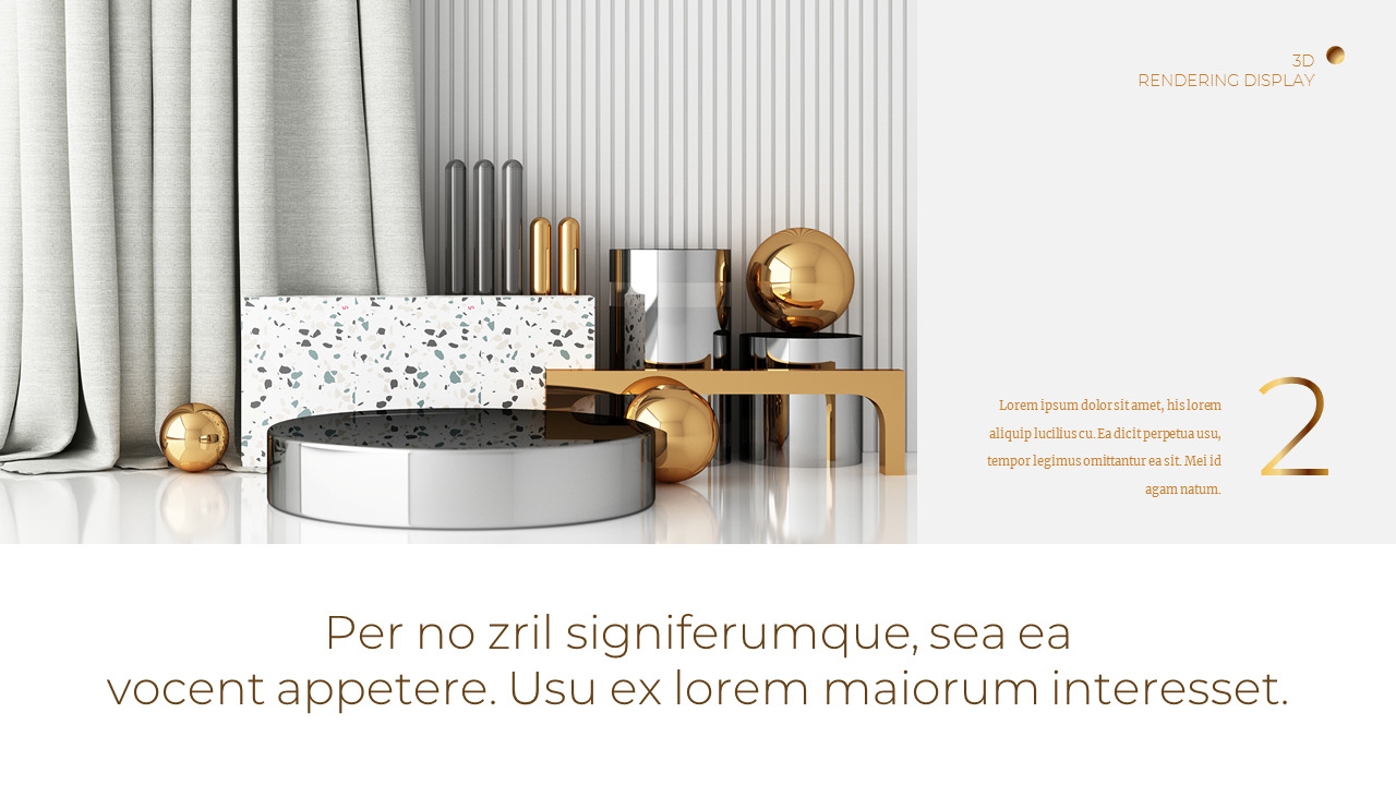 3d Rendering Display PowerPoint to Google Slides