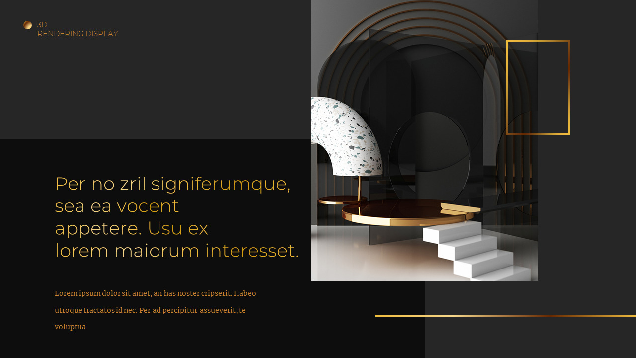 3d Rendering Display PowerPoint to Google Slides