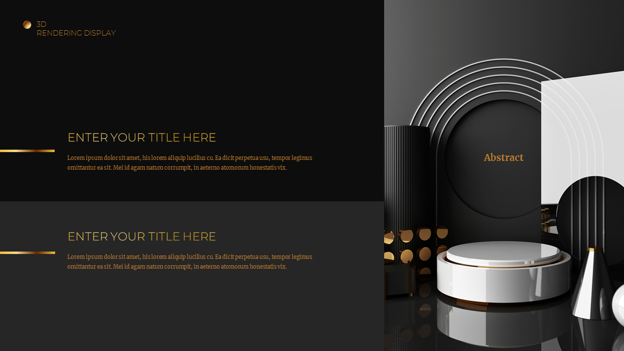 3d Rendering Display PowerPoint to Google Slides