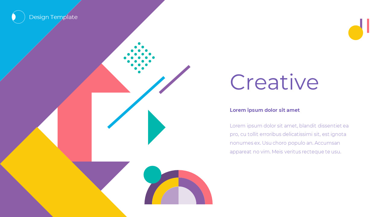 Diseño creativo Plantillas premium de PowerPoint