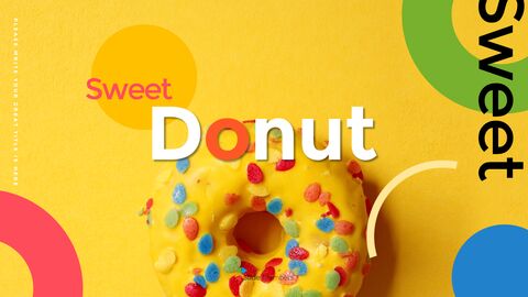 Donuts Presentation Design|Business|PPT Templates