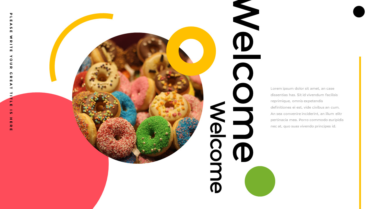 Donuts Presentation Design|Business|PPT Templates
