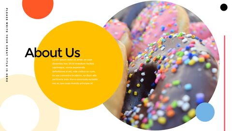 Donuts Presentation Design|Business|PPT Templates