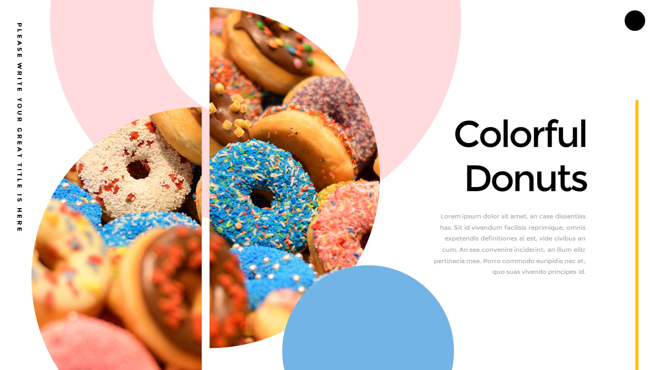 Donuts Presentation Design|Business|PPT Templates