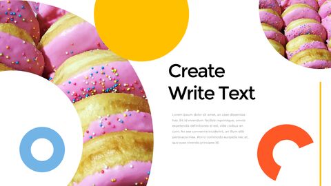 Donuts Presentation Design|Business|PPT Templates