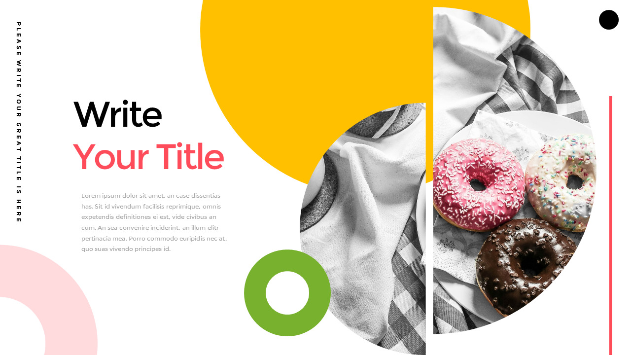 Donuts Presentation Design|Business|PPT Templates