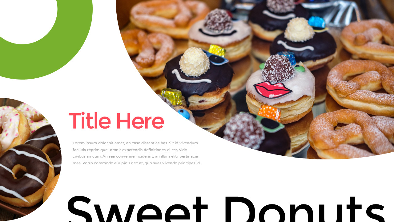 Donuts Presentation Design|Business|PPT Templates