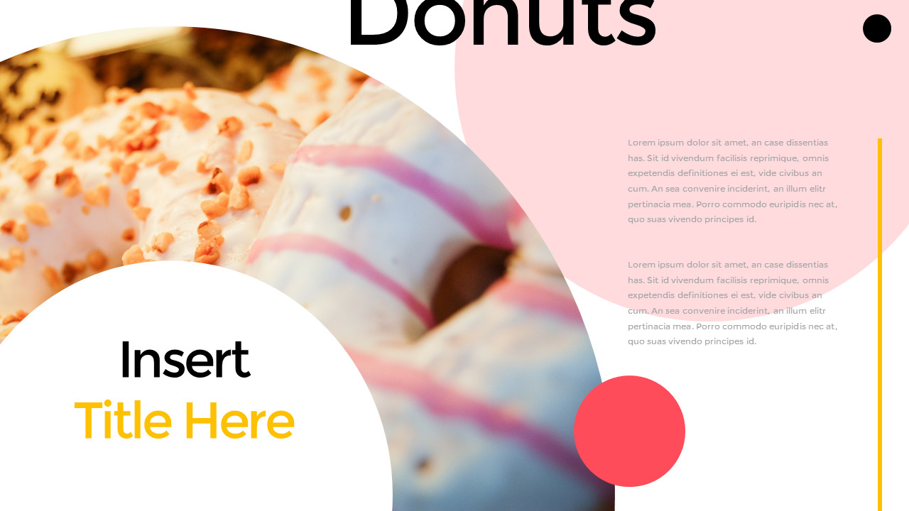 Donuts Presentation Design|Business|PPT Templates