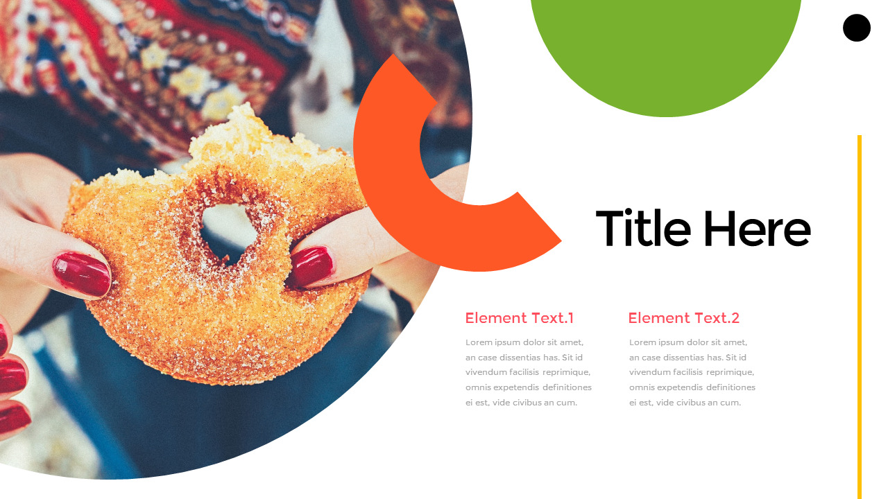 Donuts Presentation Design|Business|PPT Templates
