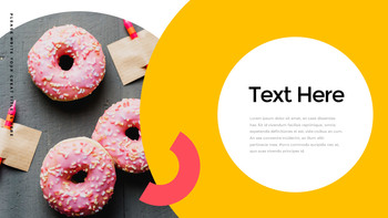 Donuts Presentation Design|Business|PPT Templates