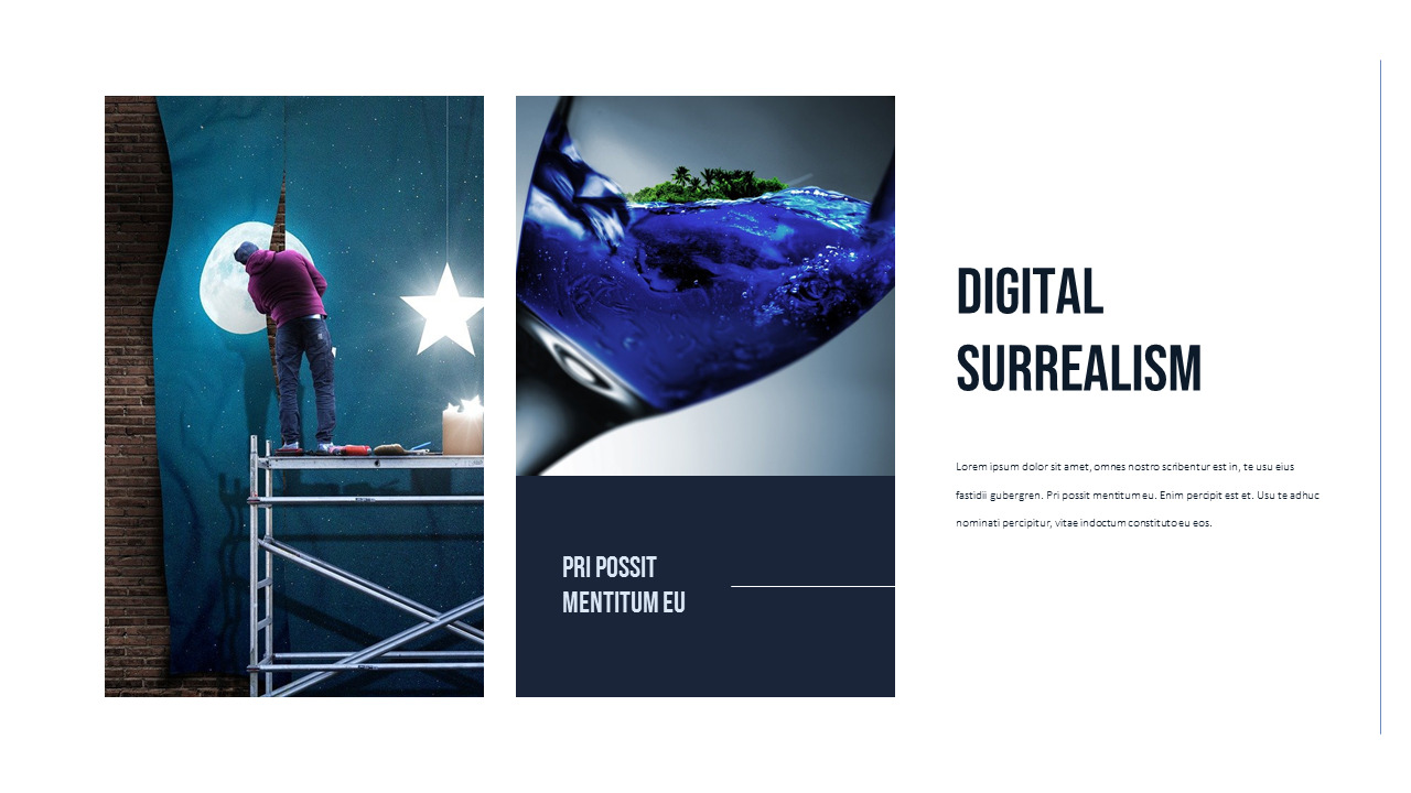 Surrealism PowerPoint Layout|Lifestyle|Templates