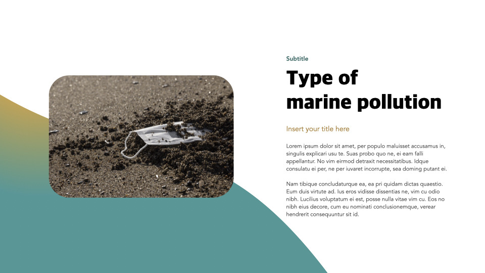 Marine Pollution slide template|Lifestyle|Keynote