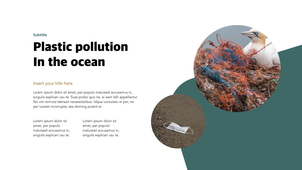 Marine Pollution slide template|Lifestyle|Keynote