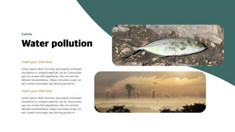 Marine Pollution slide template|Lifestyle|Keynote