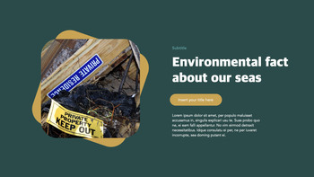 Marine Pollution slide template|Lifestyle|Keynote