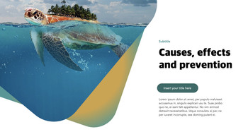 Marine Pollution slide template|Lifestyle|Keynote