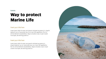 Marine Pollution slide template|Lifestyle|Keynote