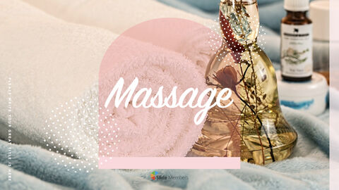 Massage Simple Keynote Template|Lifestyle