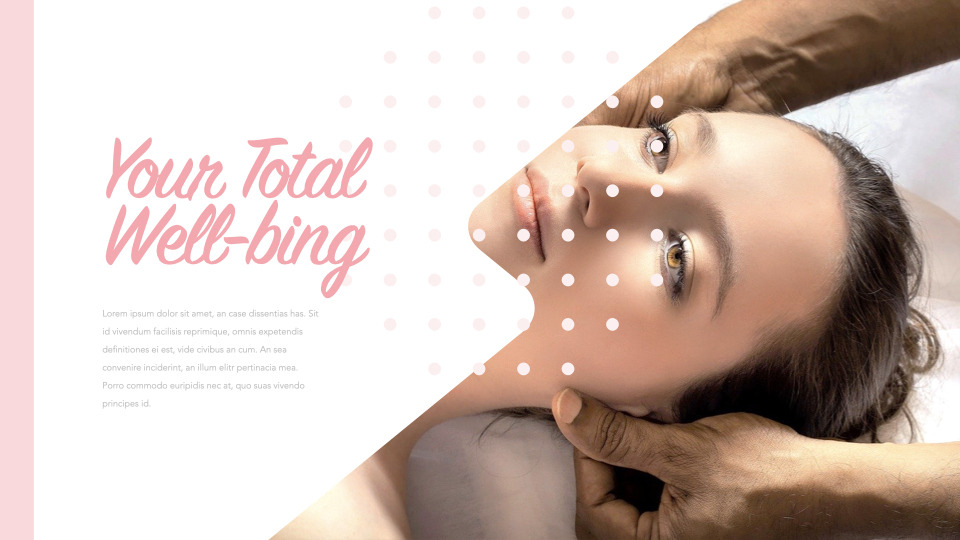 Massage Simple Keynote Template|Lifestyle