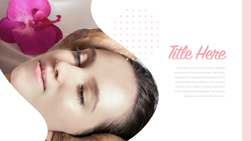 Massage Simple Keynote Template|Lifestyle