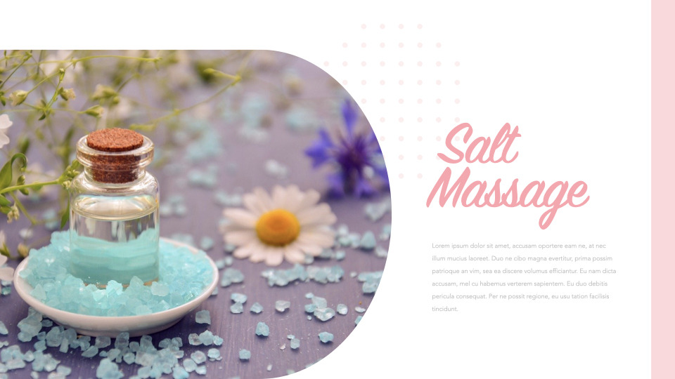 Massage Simple Keynote Template|Lifestyle