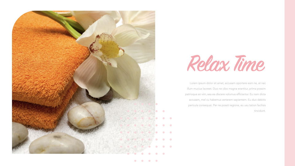 Massage Simple Keynote Template|Lifestyle