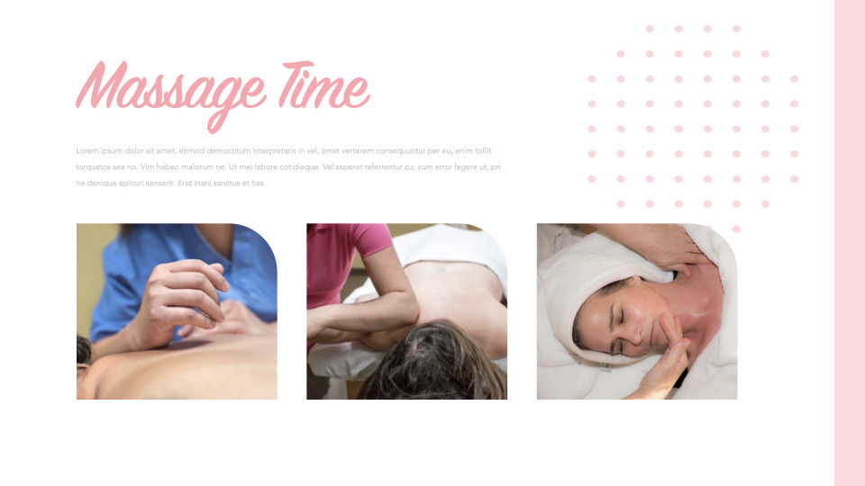 Massage Simple Keynote Template|Lifestyle