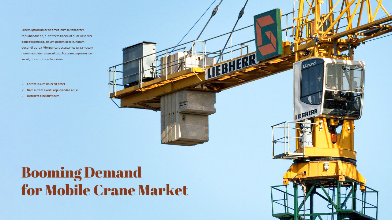 Crane Market professional presentation|Industry|Google Slides