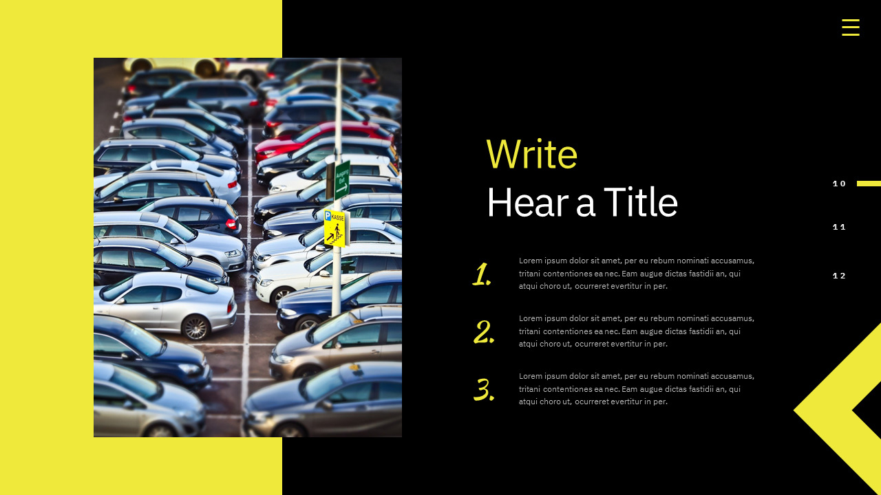 Parkinglot Google PowerPoint Slides|Business