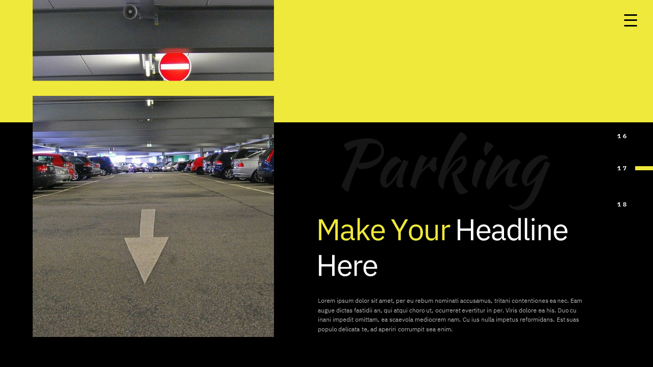 Parkinglot Google PowerPoint Slides|Business