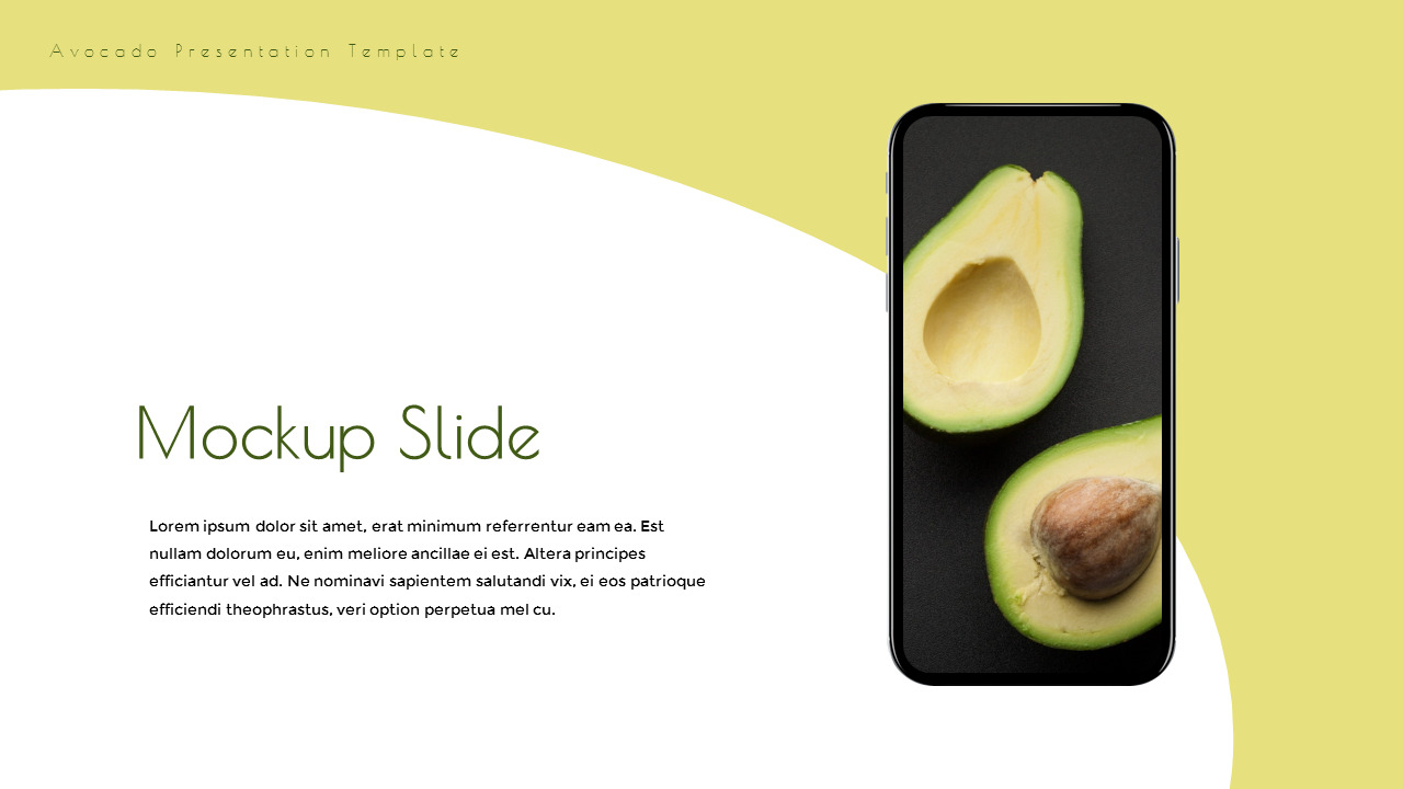Avocado Google PPT Templates|Food|Slides