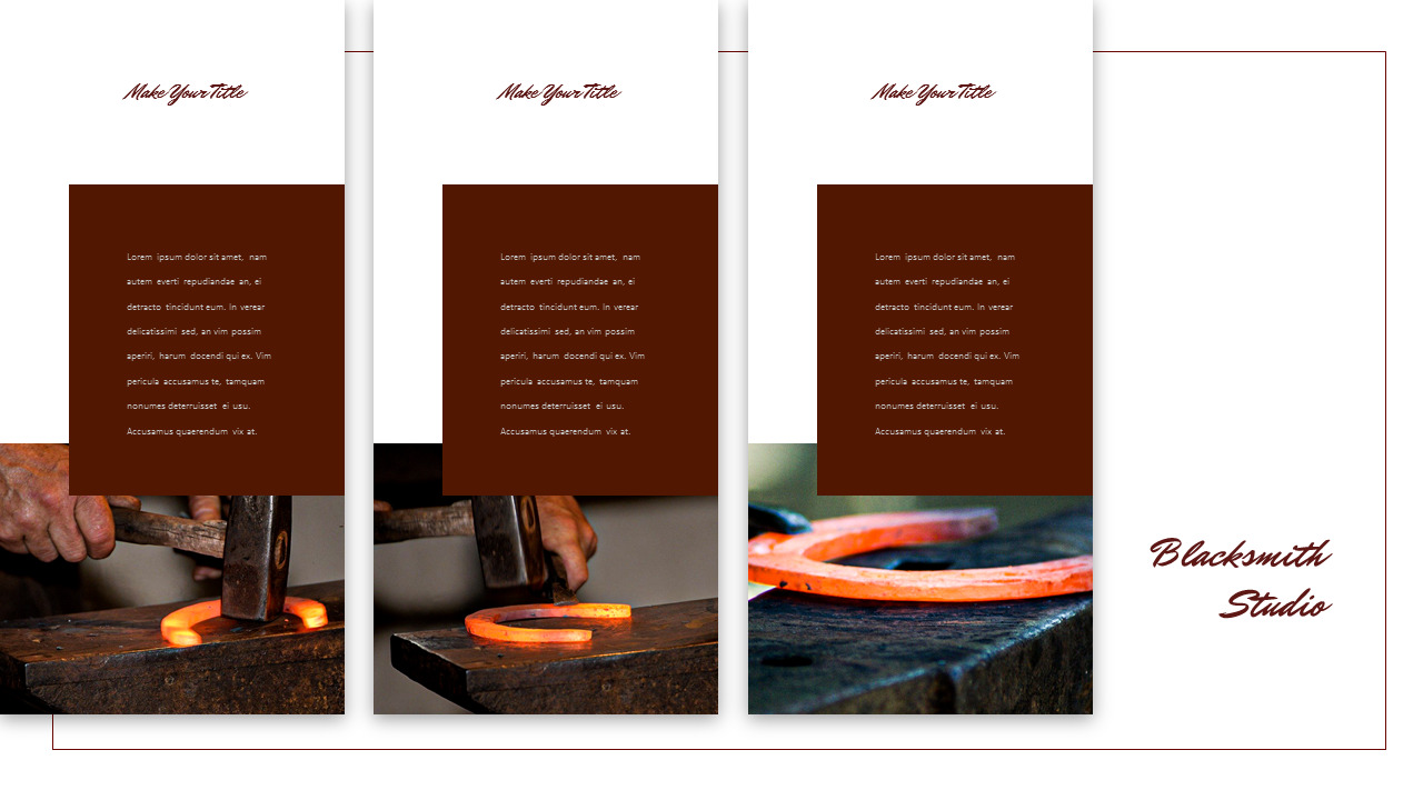 Blacksmith Simple Google Slides Templates|Job