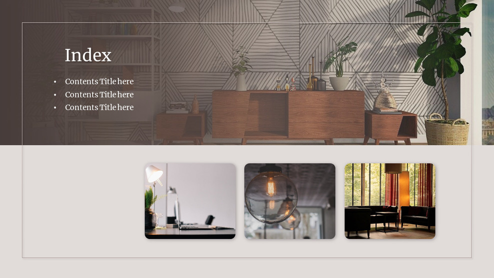 Interior Lighting Google Slides Templates|Housing