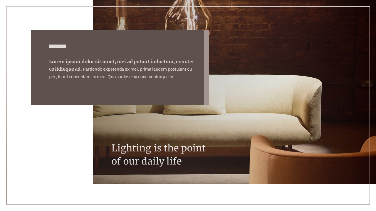 Interior Lighting Google Slides Templates|Housing
