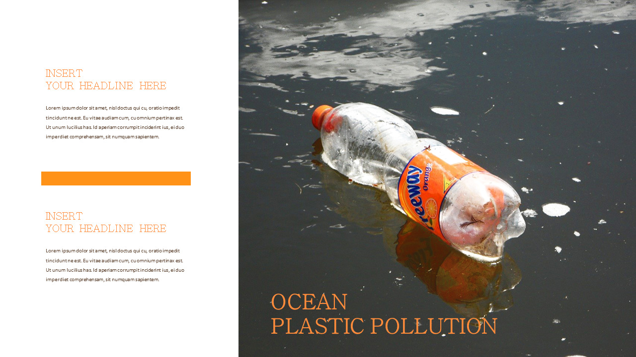 Plastic Pollution is Growing company profile template design|Nature ...