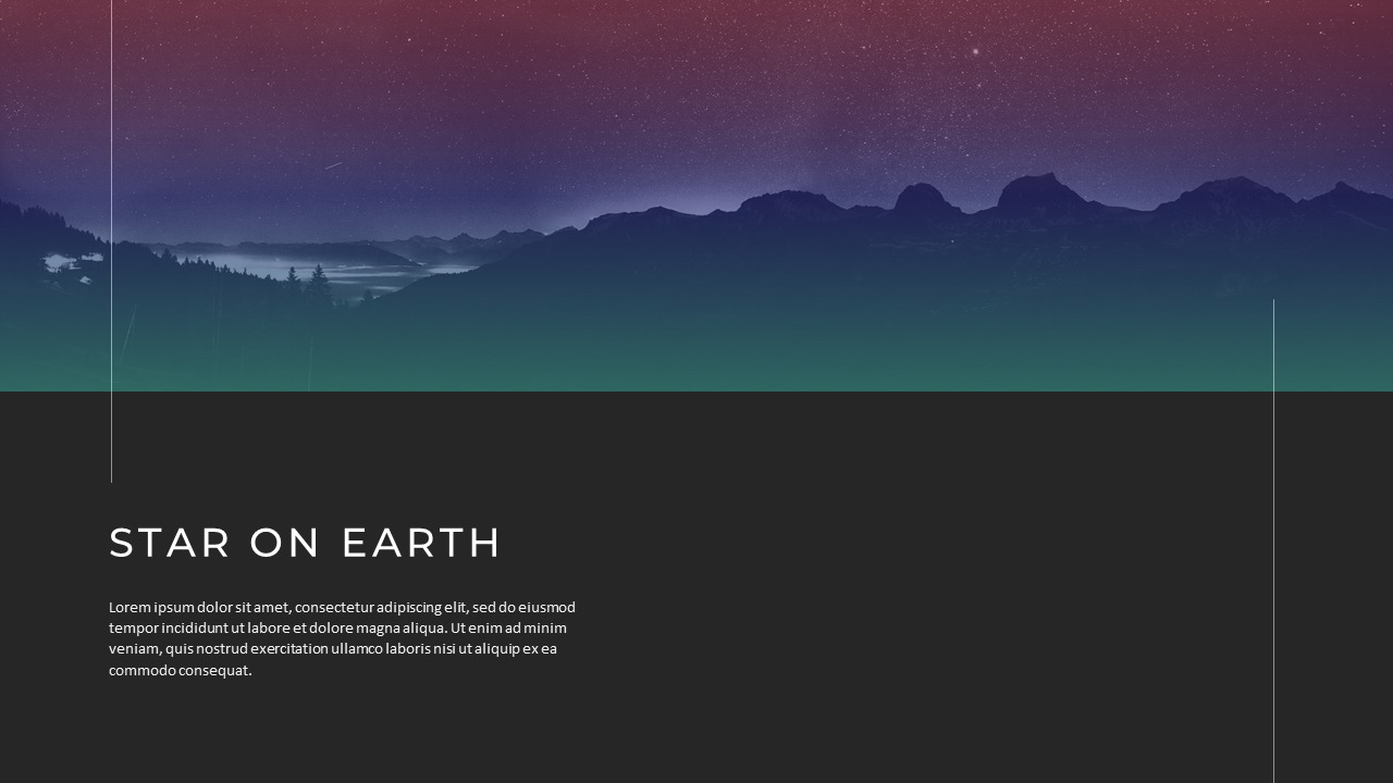 UNIVERSE PowerPoint to Google Slides|Abstract