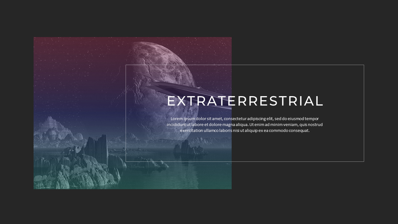 UNIVERSE PowerPoint to Google Slides|Abstract