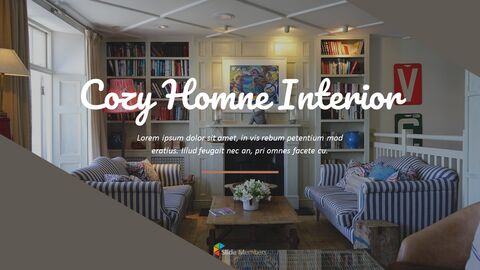 Cozy Home Interior Google Presentation Slides|Housing