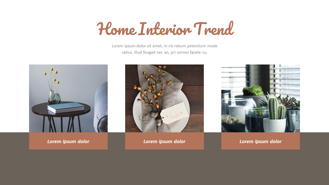 Cozy Home Interior Google Presentation Slides|Housing