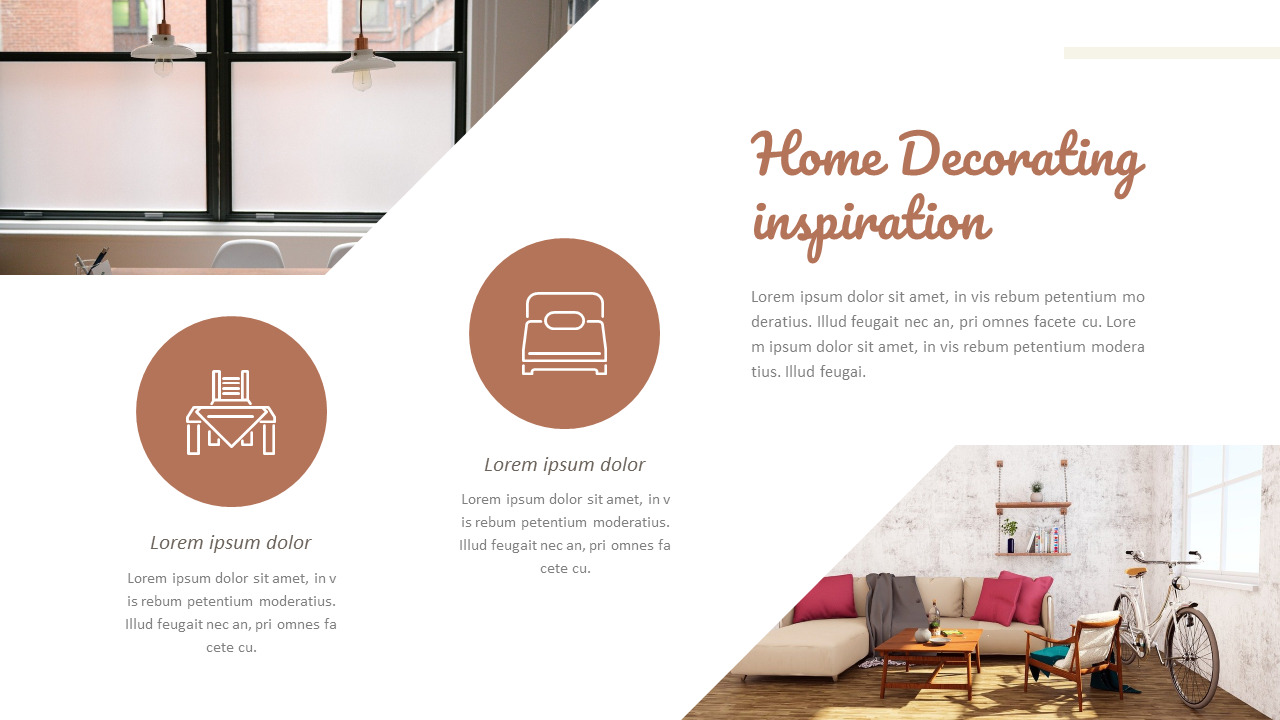 Cozy Home Interior Google Presentation Slides|Housing