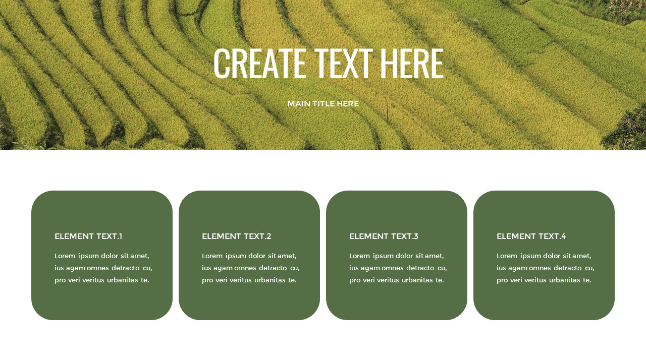 Rice Terrace Google Slides for mac|Nature