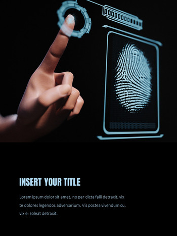 Biometrics slide template