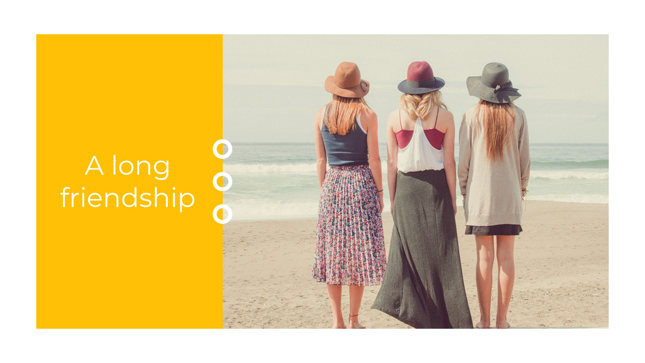 Friendship template design|Lifestyle|Google Slides
