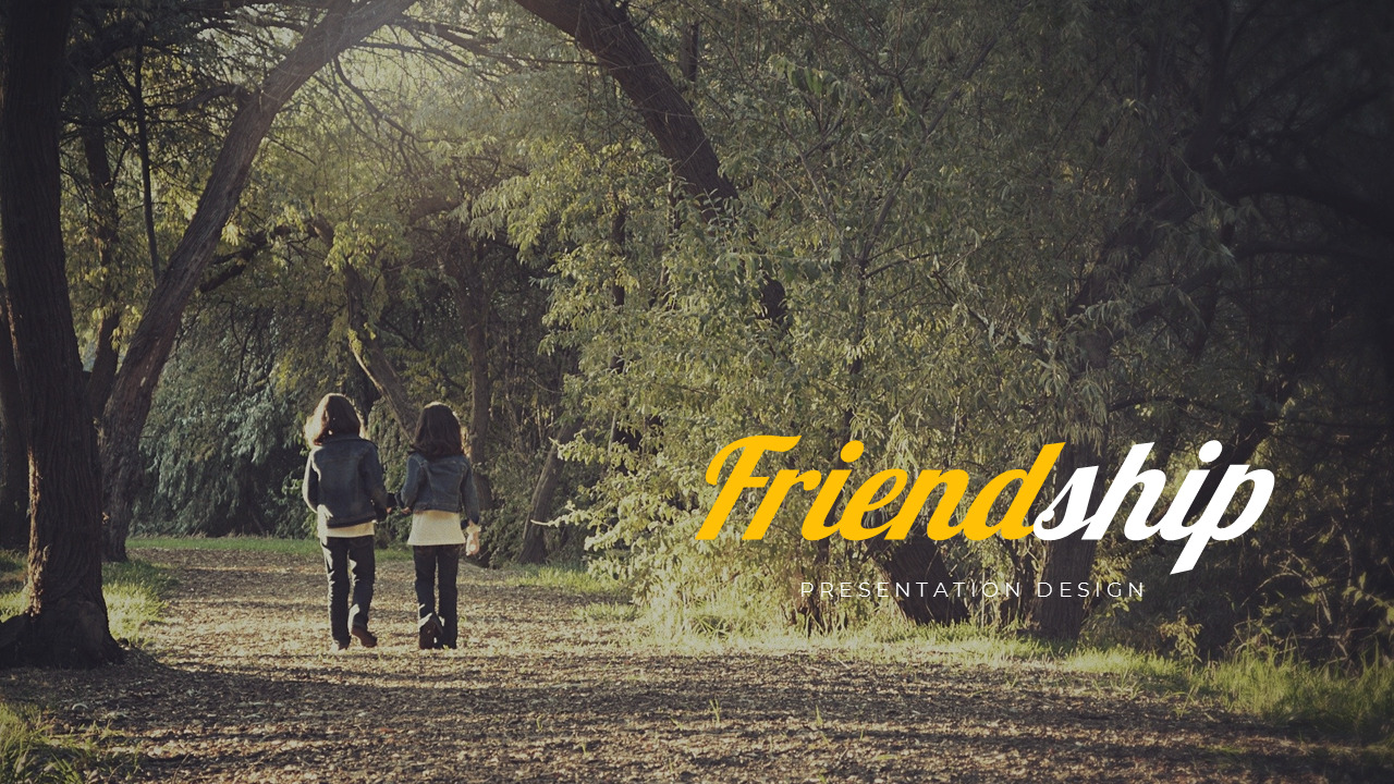 Friendship template design|Lifestyle|Google Slides