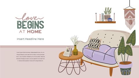 Interior Design for Home Google Slides Presentation
