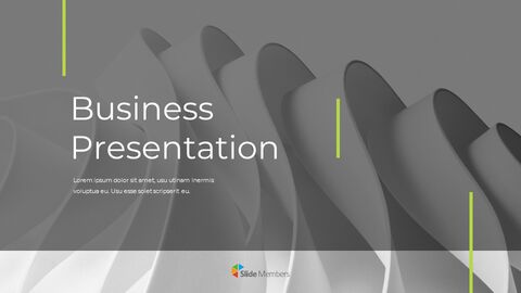 Wavy Abstract Background Pitch Deck startup presentation template ...