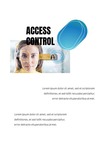 Biometrics slide template