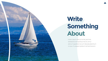 Sailboat Templates PPT|Lifestyle