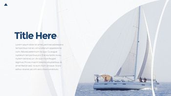 Sailboat Templates PPT|Lifestyle