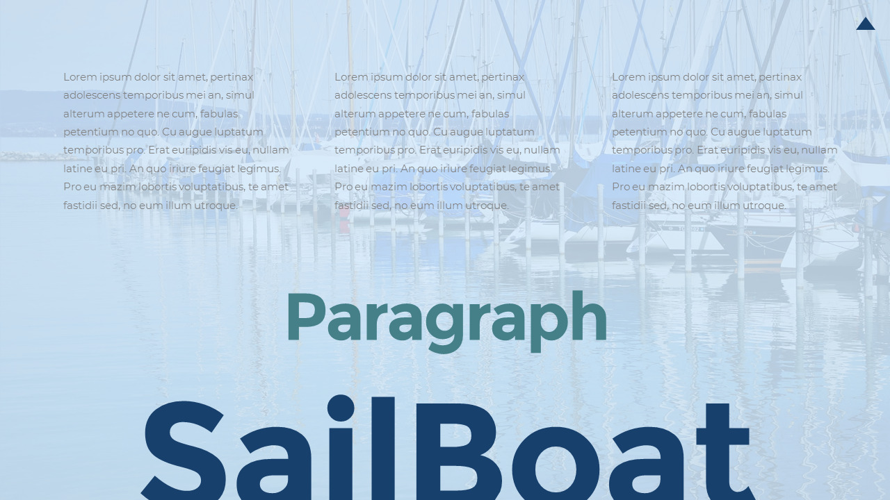 Sailboat Templates PPT|Lifestyle